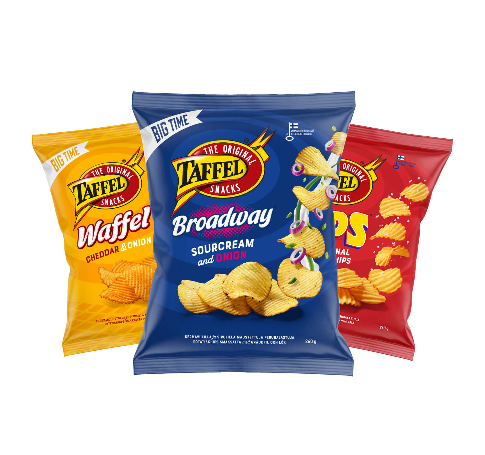 Potatischips, ostsnacks och andra snacks | Taffel